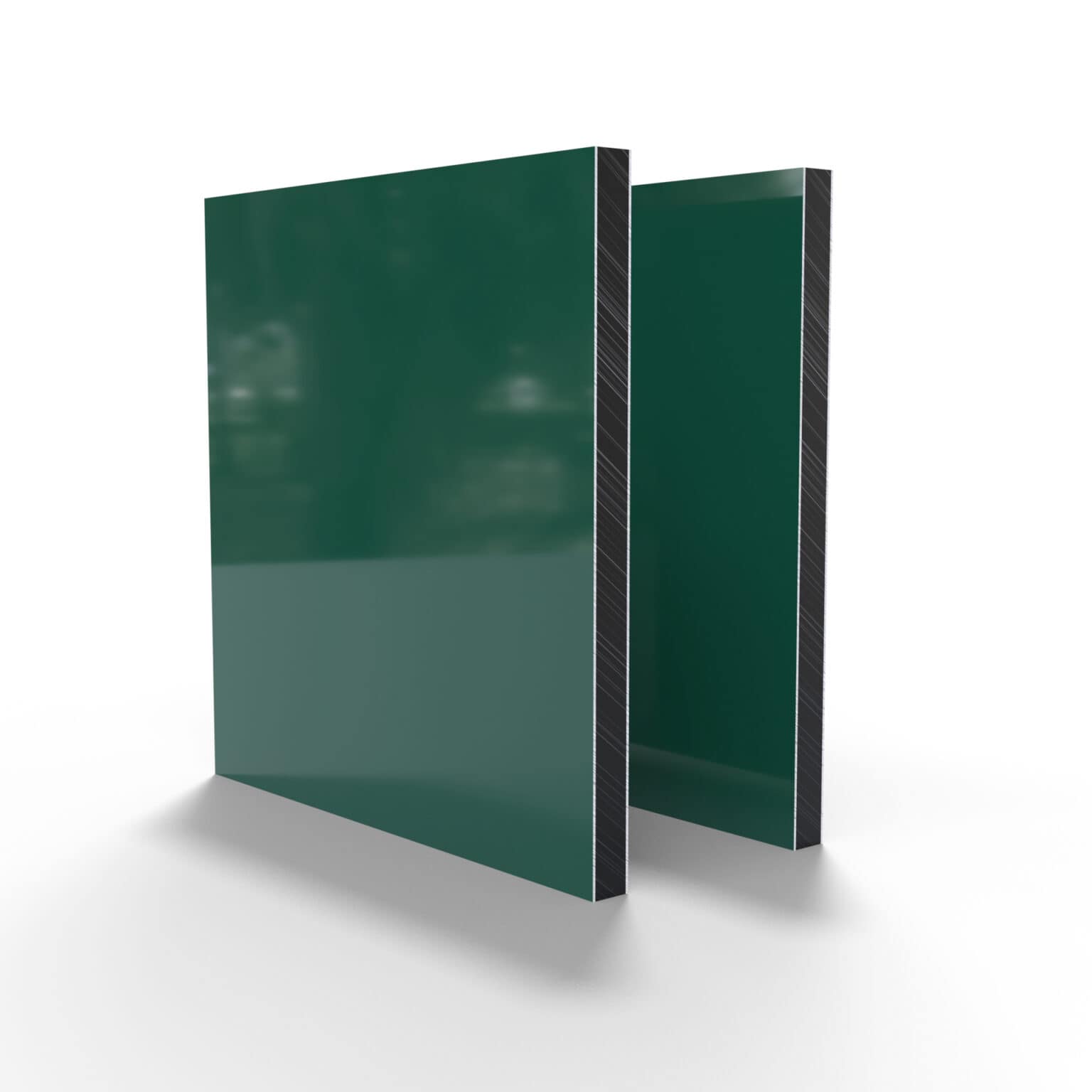 Alupanel groen 3mm RAL 6005 mat/glans - Plexideal