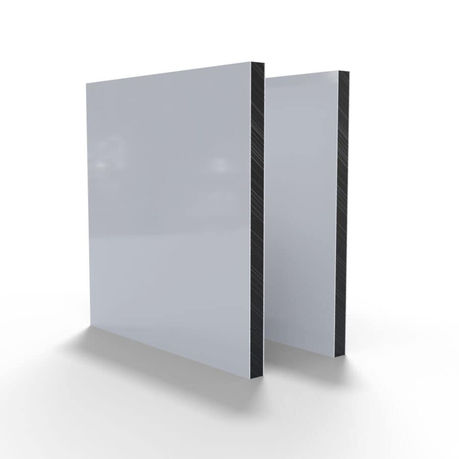 Alupanel zilver 3mm RAL 9006 mat/glans - Plexideal